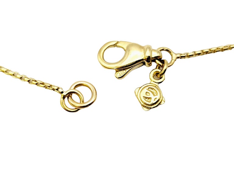 David Yurman 18 Karat Yellow Gold Pave Diamond Large Infinity Pendant ...