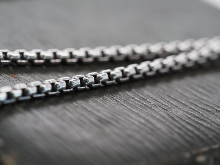 David Yurman 18k Gold and Sterling Silver Station Necklace For Sale at ...