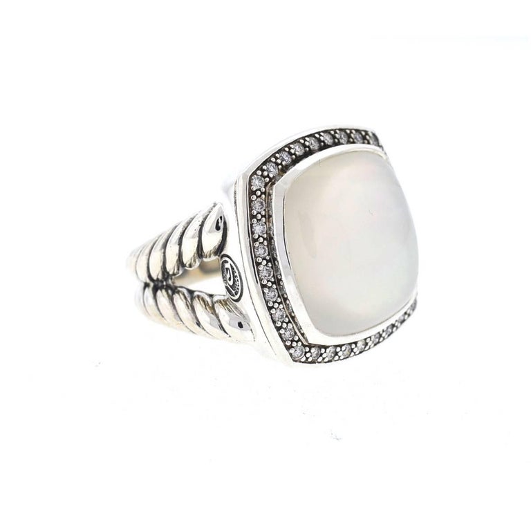 David Yurman Albion Moonstone and Diamonds Ring at 1stDibs | david ...