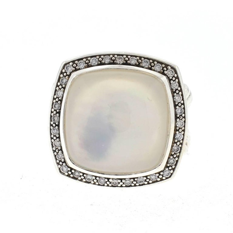 David Yurman Albion Moonstone and Diamonds Ring at 1stDibs | david ...