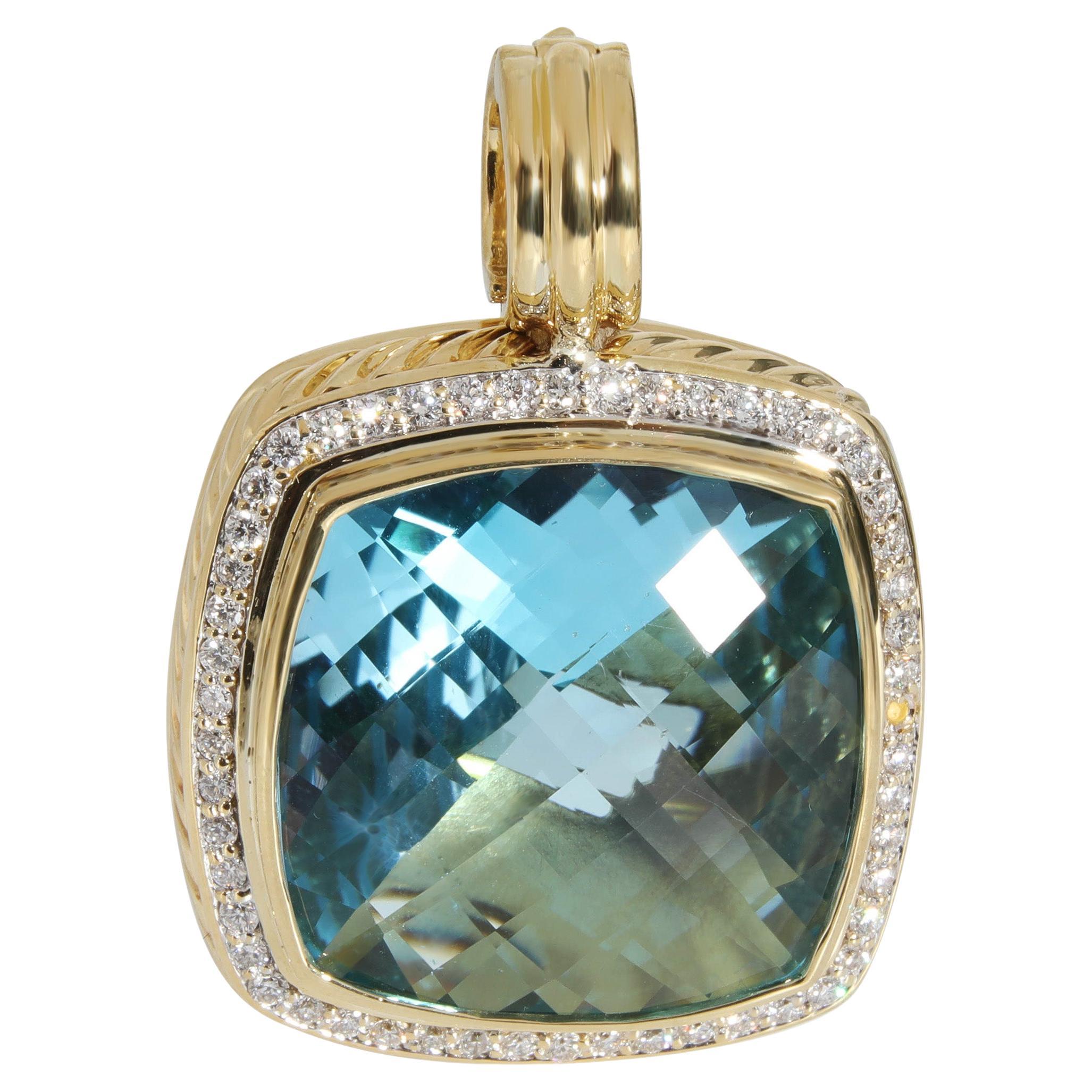 David Yurman Albion Topaz Diamond Ring in Sterling Sterling Silver 0.35 ...