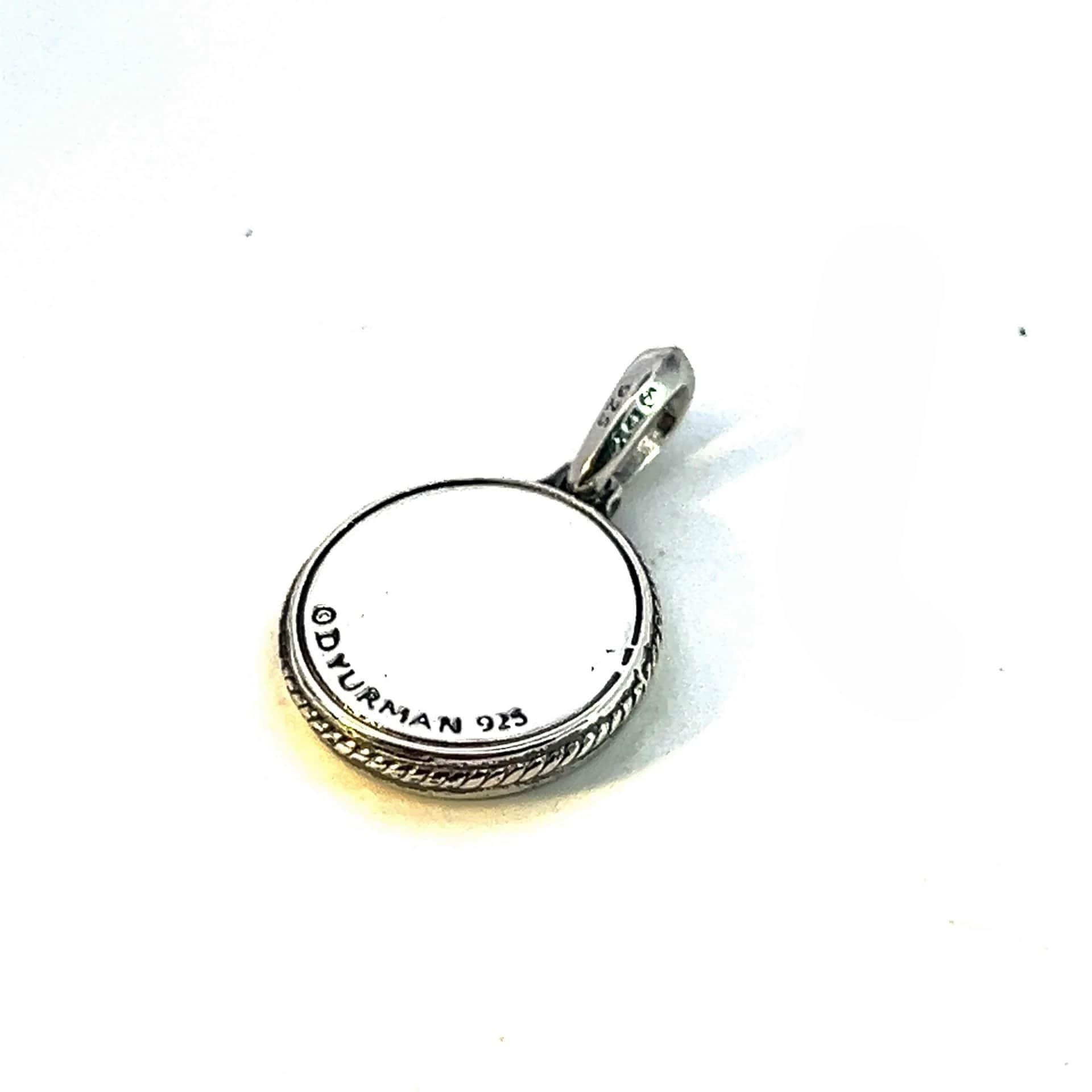 David Yurman Authentic Estate Diamond Maritime Compass Amulet 0.13 CT ...