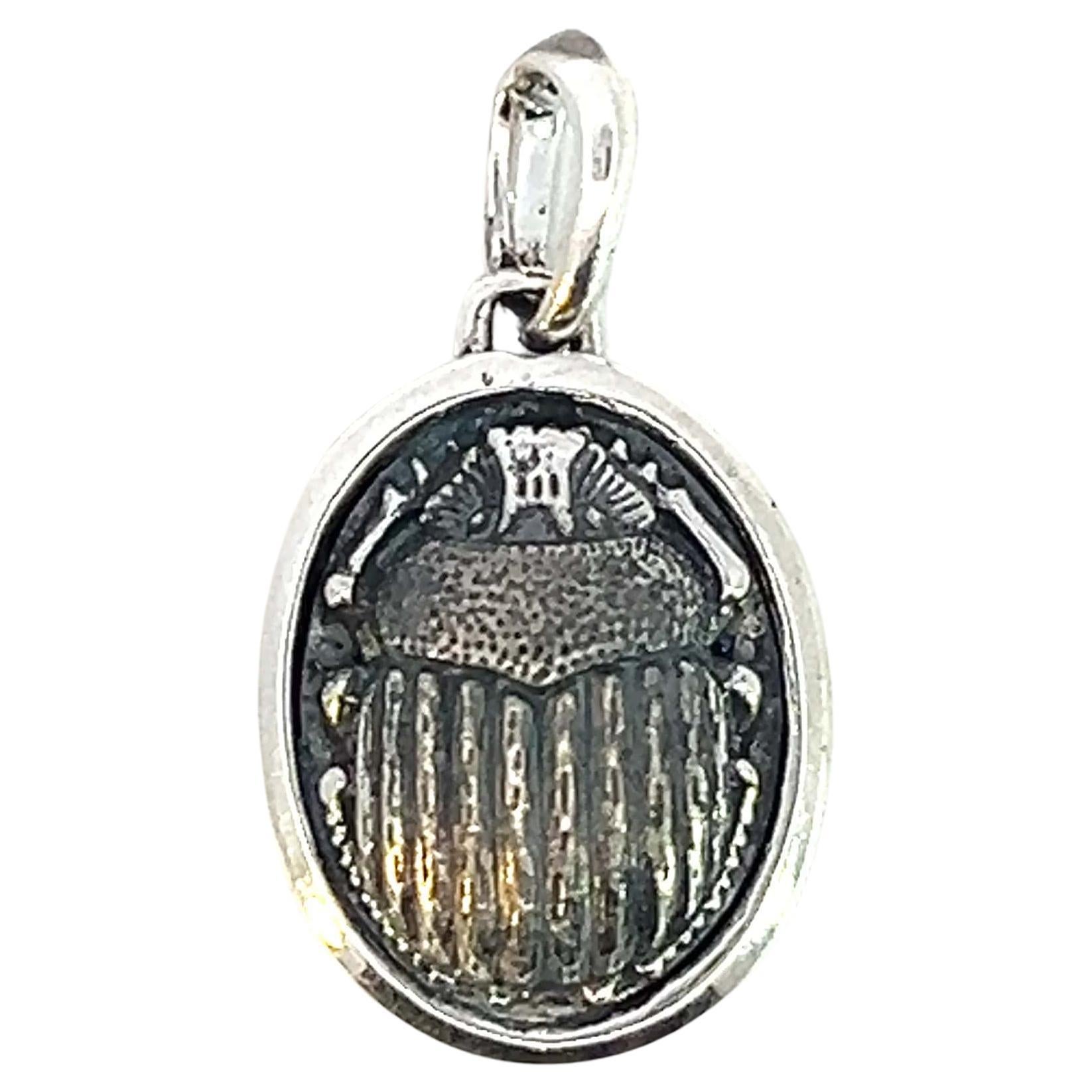 David Yurman Authentic Estate Diamond Maritime Compass Amulet 0.13 CT ...