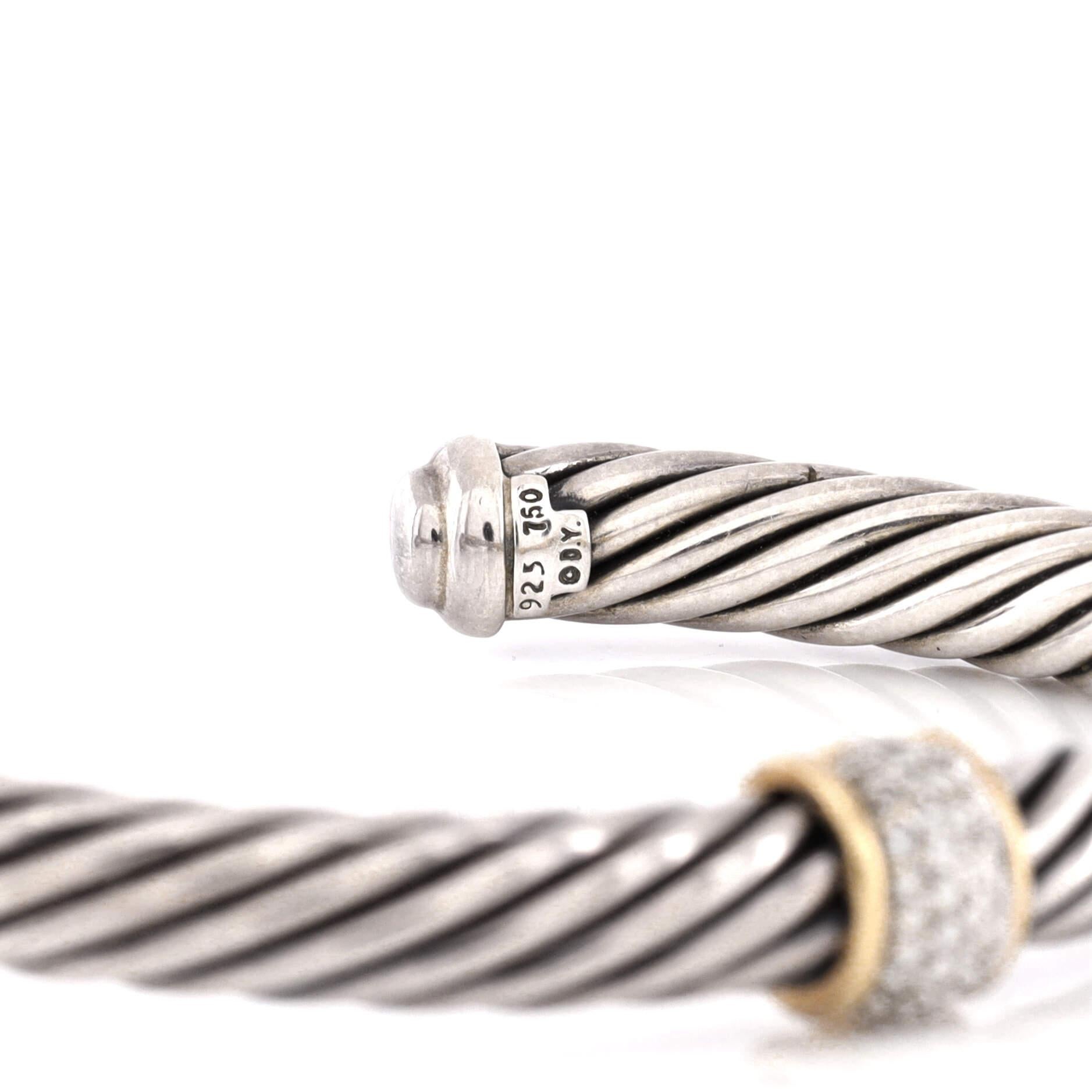 David Yurman Cable Classic Center Station Bracelet Sterling Silver For ...