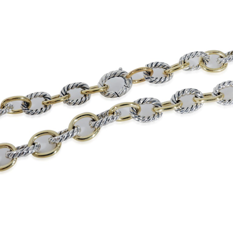 David Yurman Chain Collection Fashion Necklace in 18k Yellow Gold ...