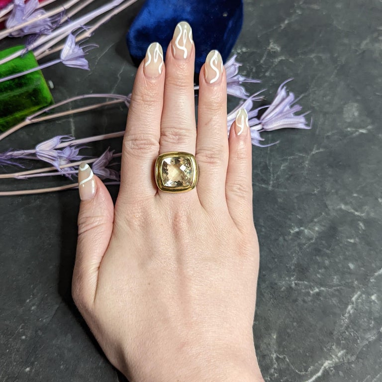 David Yurman Checkerboard Quartz 18 Karat Gold Sterling Silver Albion ...