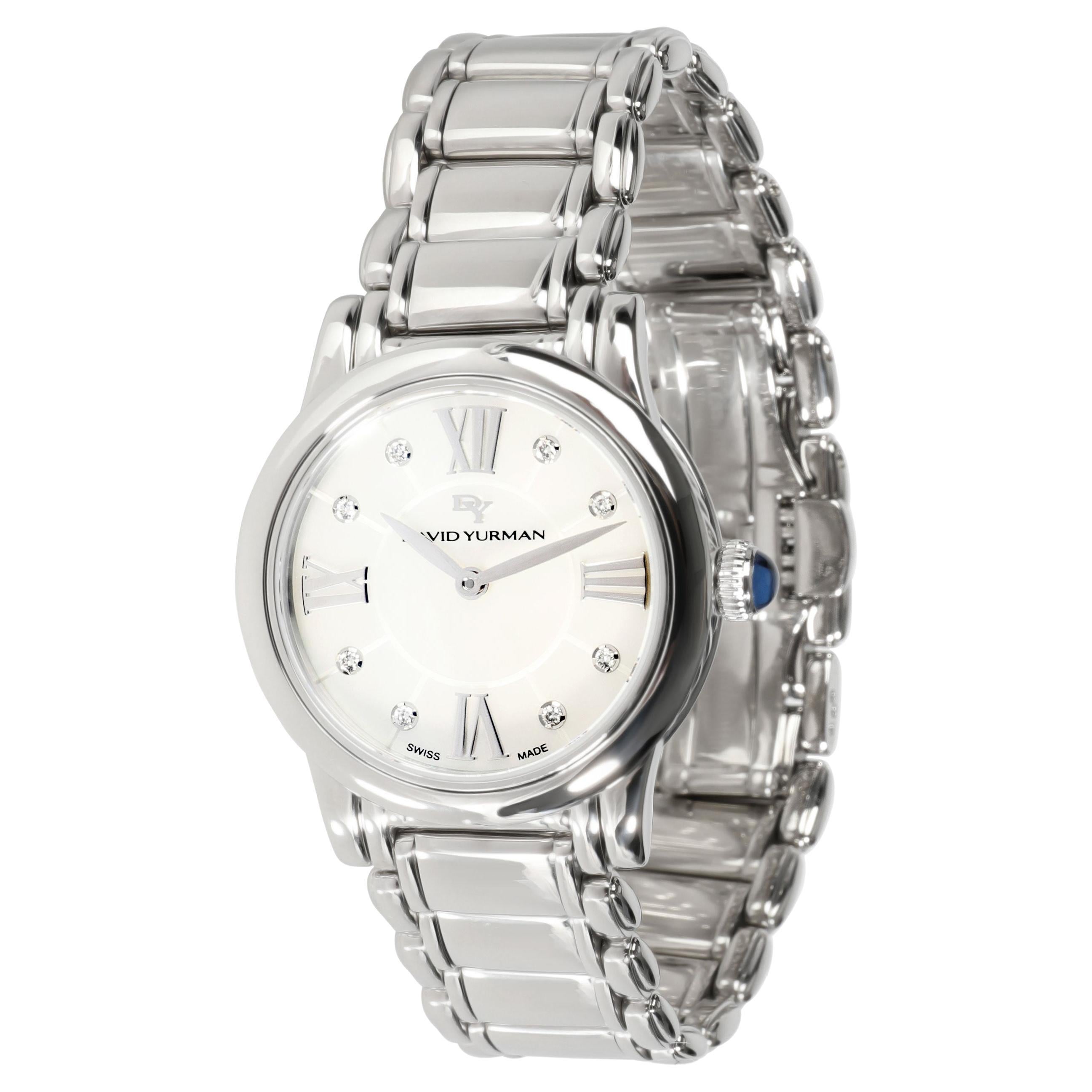 David Yurman Ladies Sterling Silver Stainless Steel Thoroughbred ...