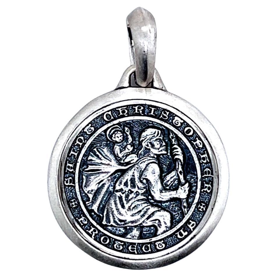 David Yurman Estate Christopher Amulet Sterling Silver For Sale at 1stDibs