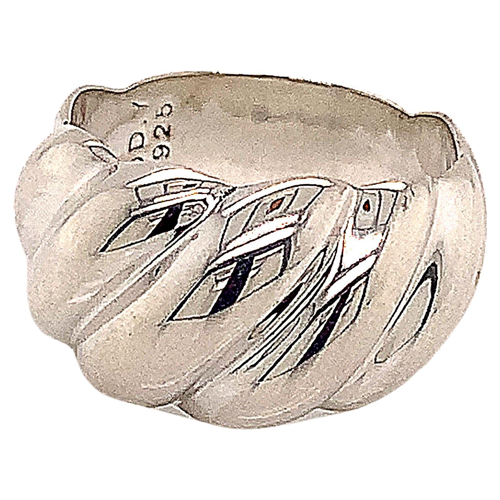 David Yurman Sterling Silver Dragon Scale Ring at 1stDibs | david ...