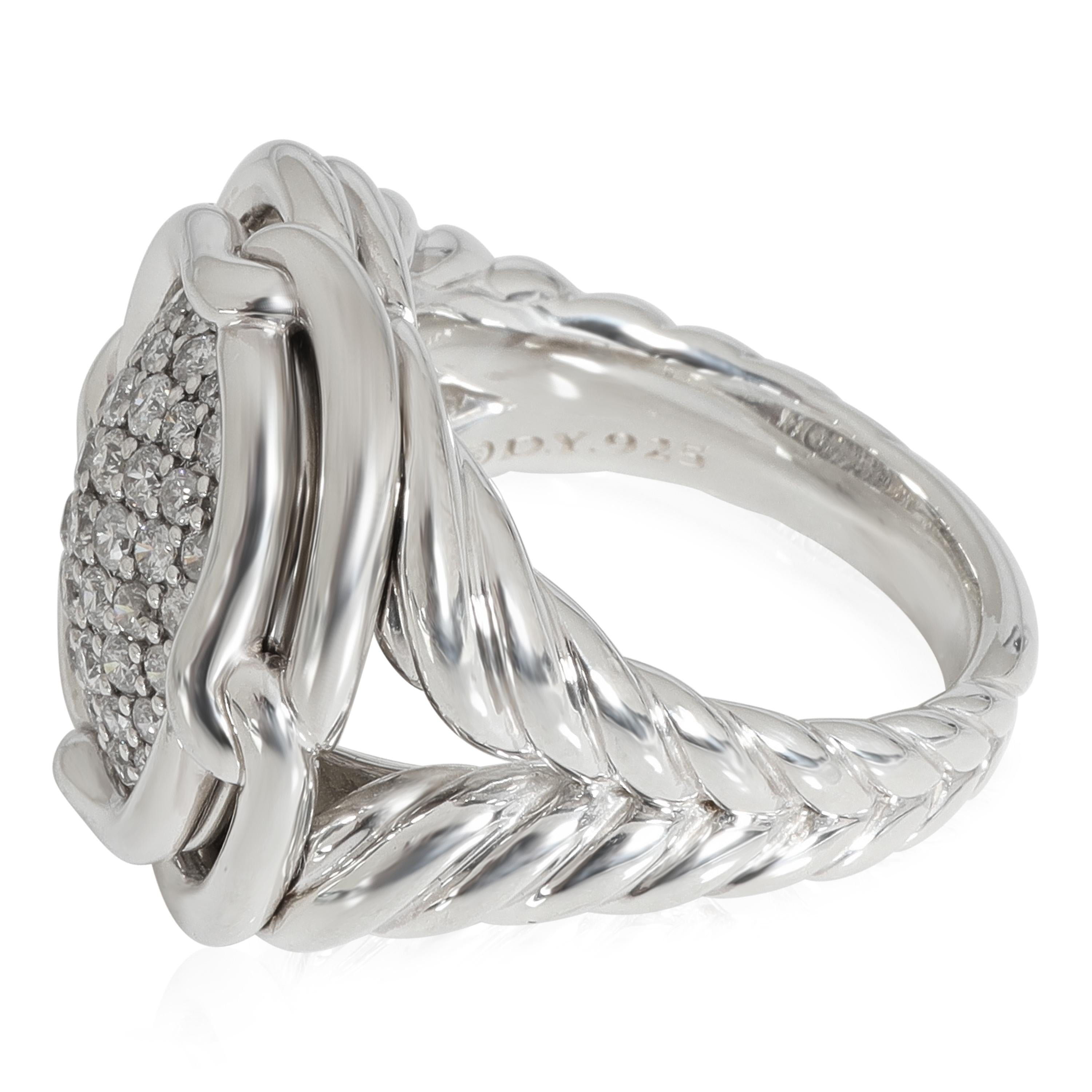 David Yurman Labyrinth Diamond Ring in 925 Sterling Silver 1 CTW For ...