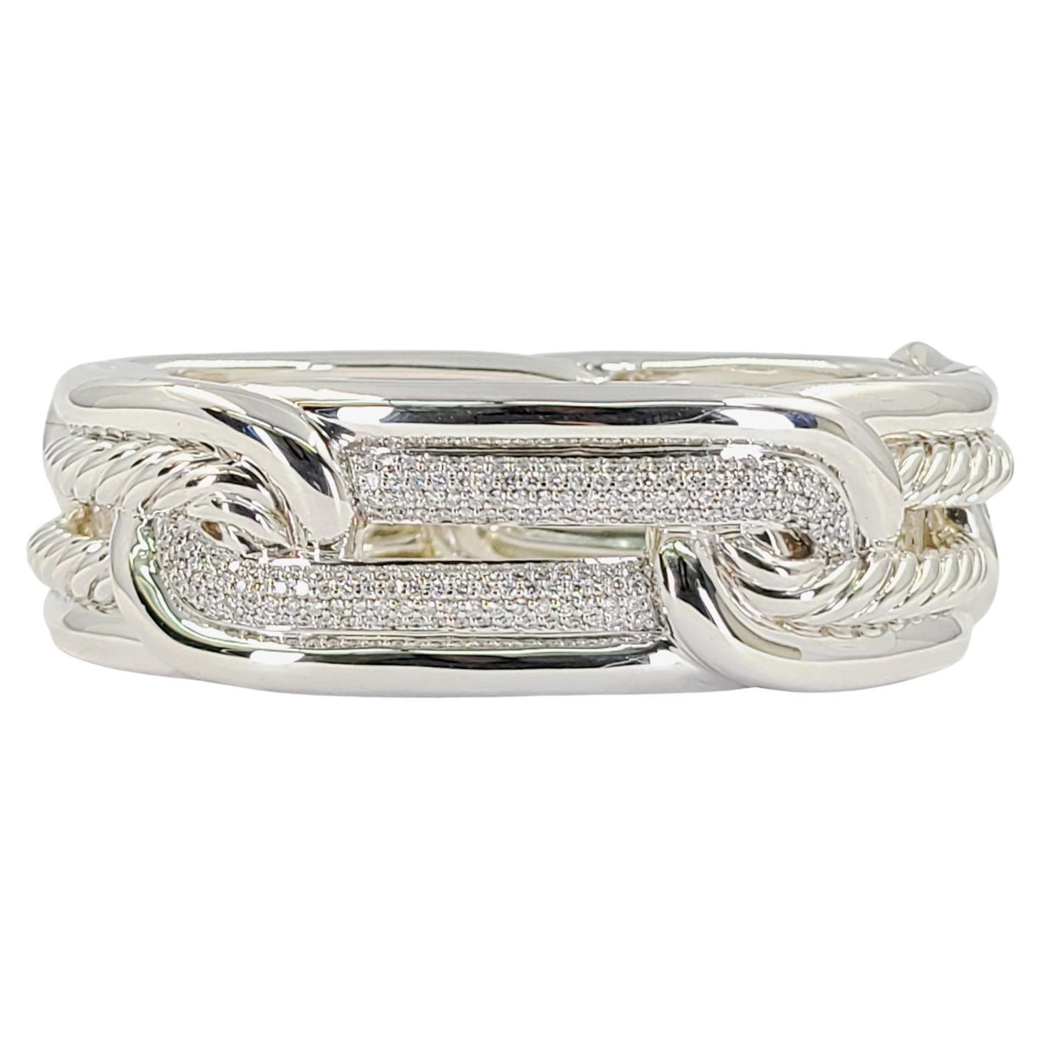 David Yurman Sterling Silver and 18 Karat Yellow Gold with Pink Pearl ...