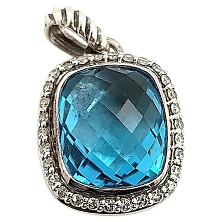 David Yurman Blue Topaz Necklace