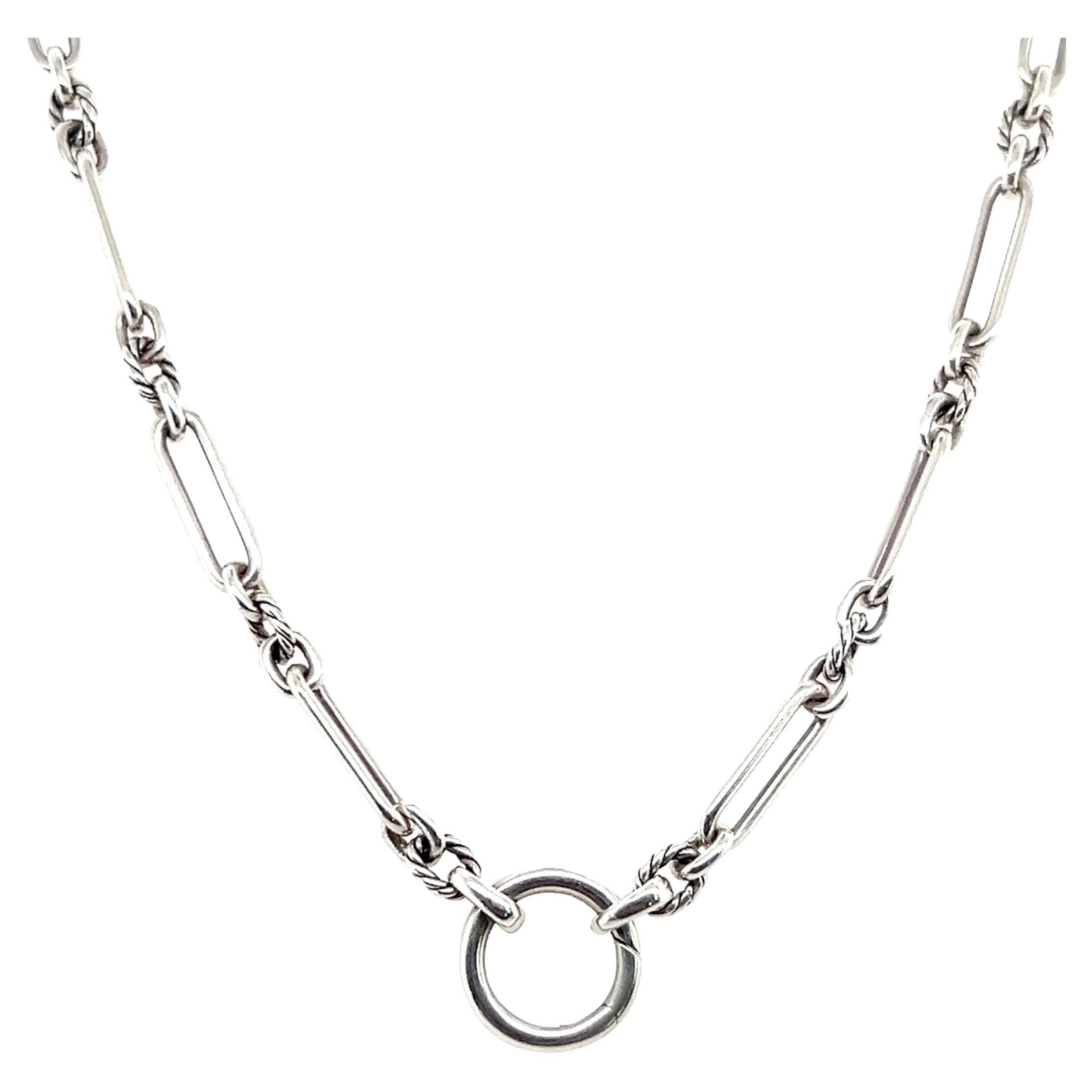 David Yurman Paper Clip Necklace
