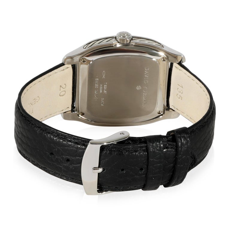David Yurman Thoroughbred T-302-LST Men's Watch in SS+Sterling Silver ...