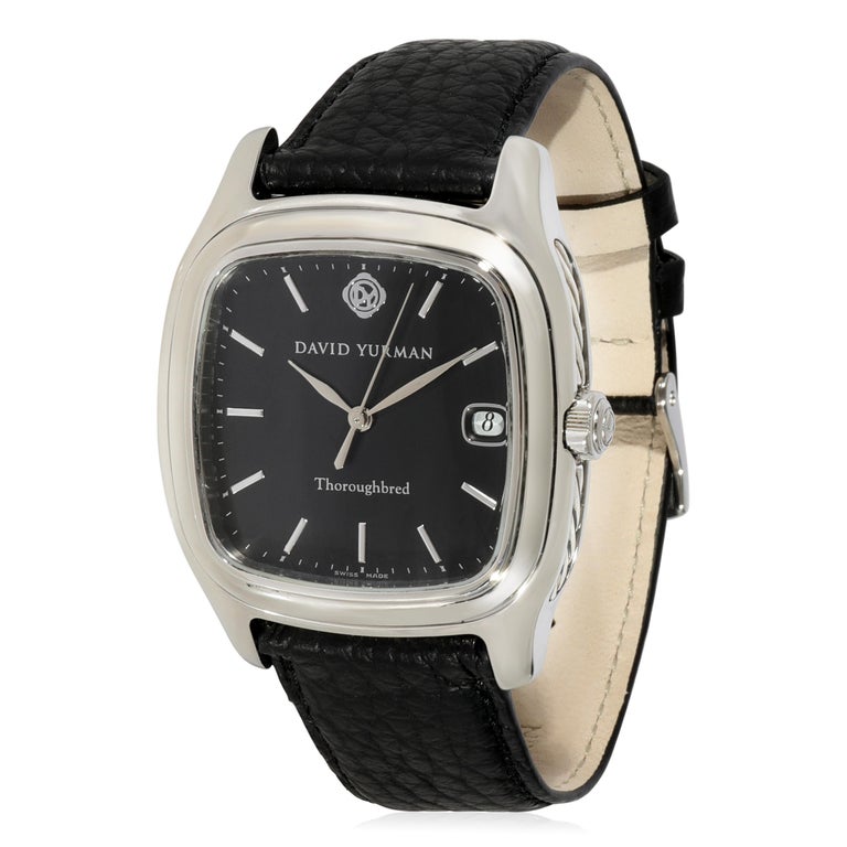 David Yurman Thoroughbred T-302-LST Men's Watch in SS+Sterling Silver ...