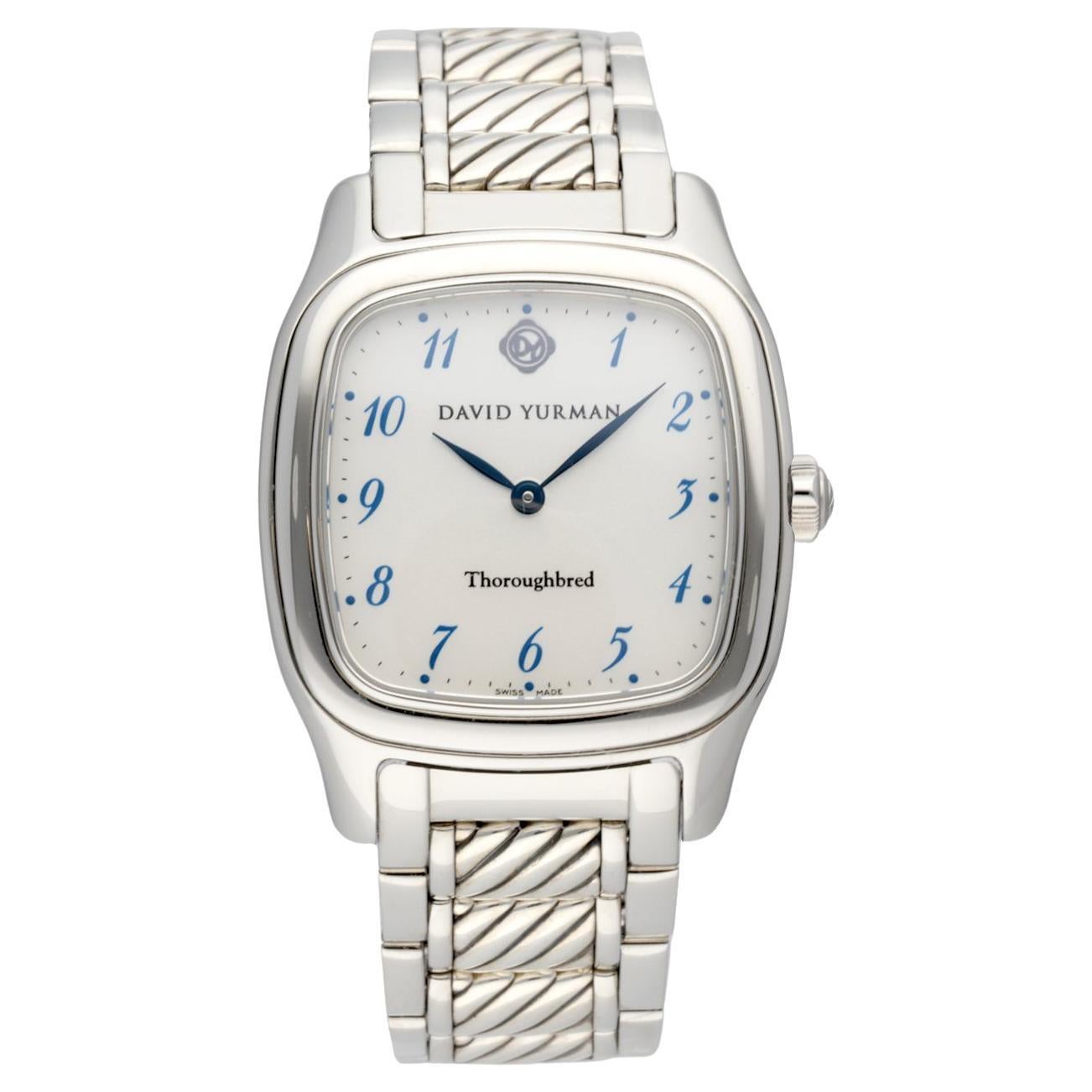 David Yurman Thoroughbred Mother of Pearl Diamond Dial Watch T303-SST ...