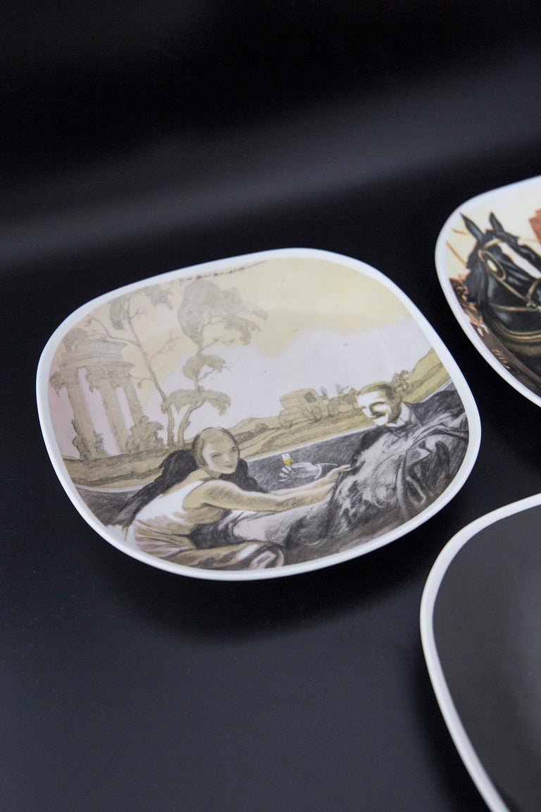 Davide Campari Decorative Plates for Richard Ginori For Sale at 1stDibs