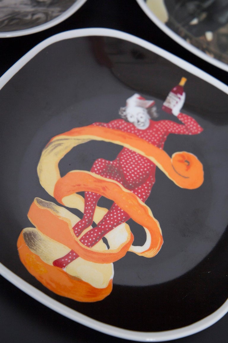 Davide Campari Decorative Plates for Richard Ginori For Sale at 1stDibs