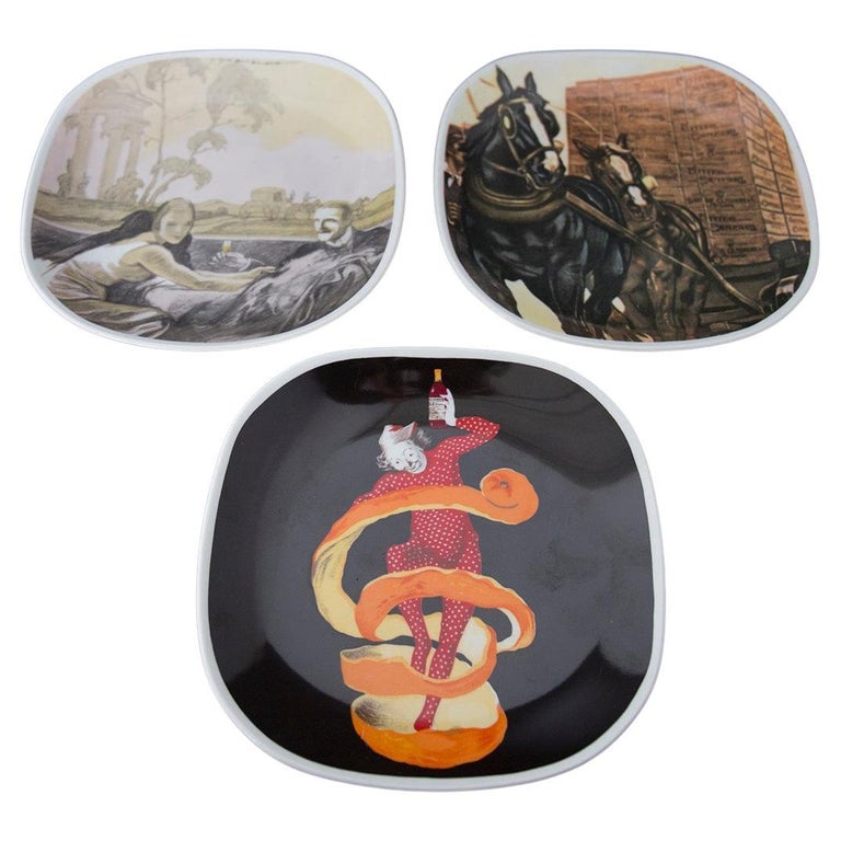Davide Campari Decorative Plates for Richard Ginori For Sale at 1stDibs