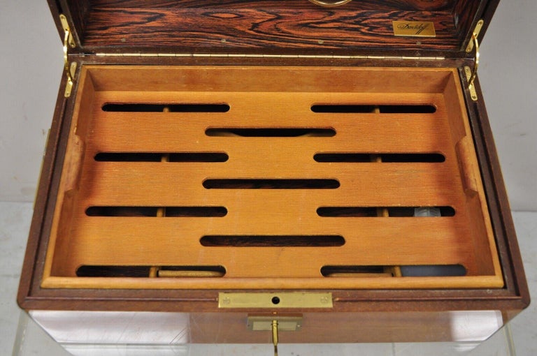 Davidoff Humidor Mahogany and Brass Case Rosewood Interior No 4 ...