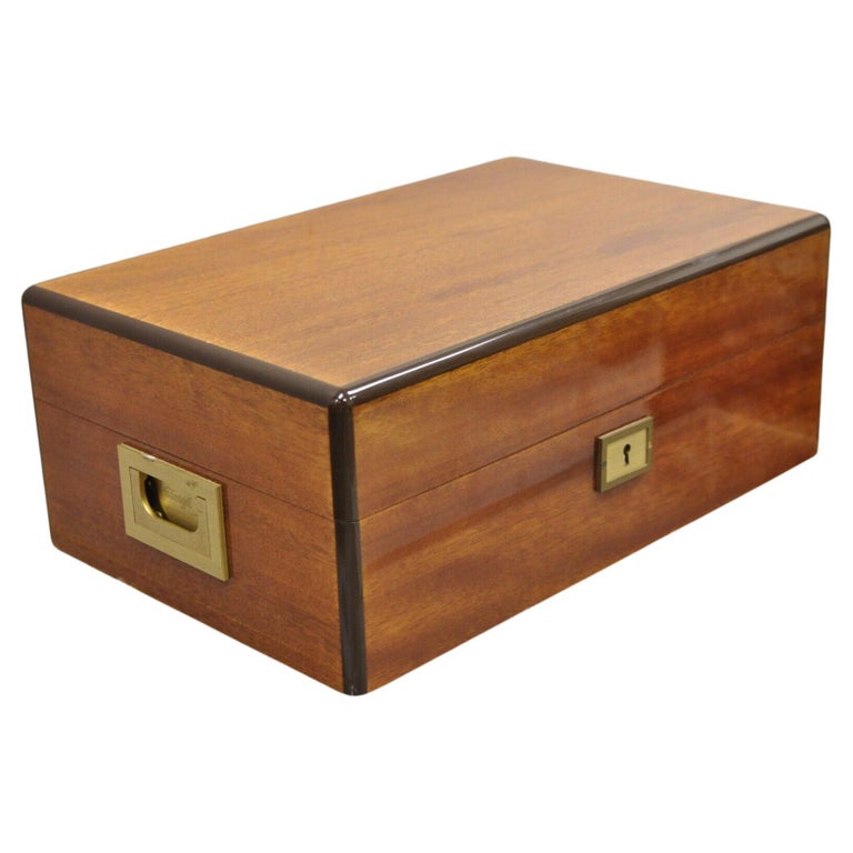 Davidoff Humidor Mahogany and Brass Case Rosewood Interior No 4 ...
