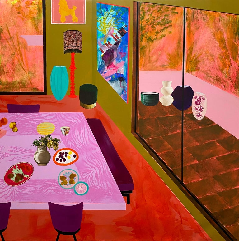 Dawn Beckles - Ride Me - Acrylic and Collage Painting on Canvas ...