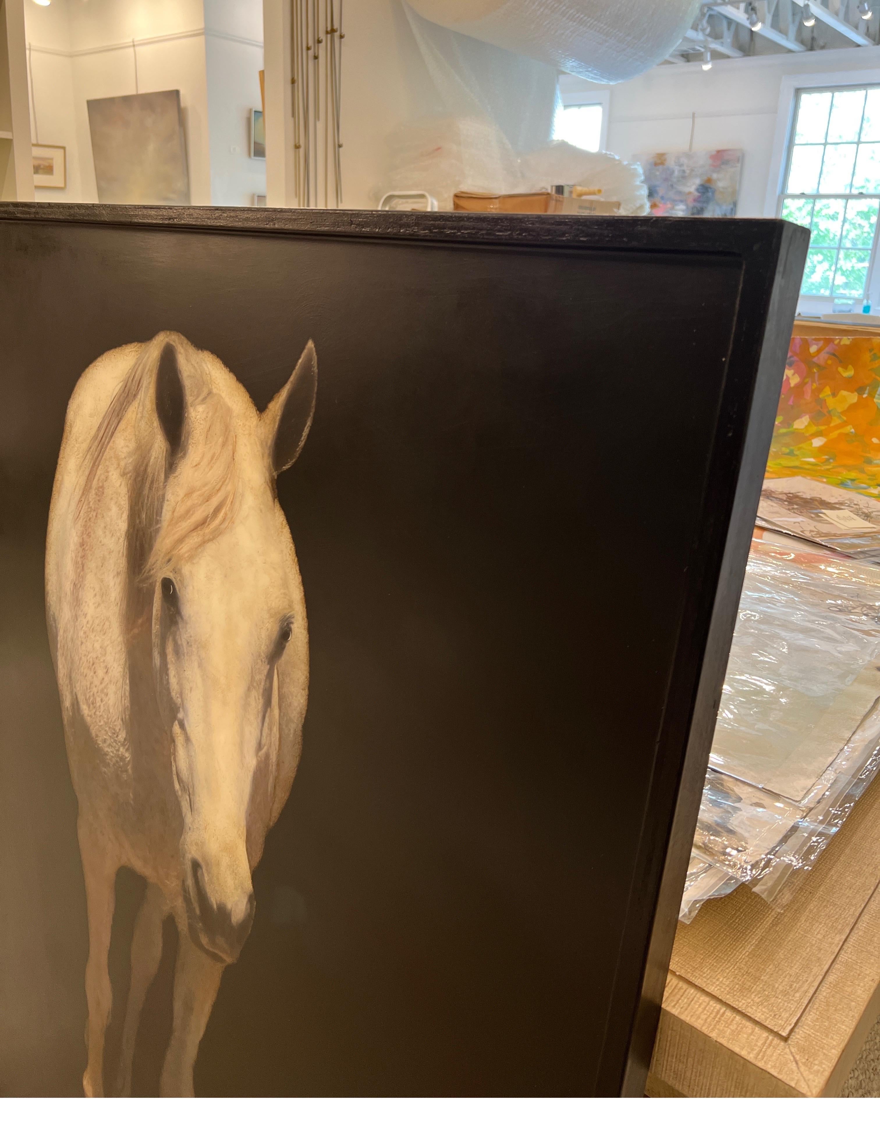 Dawne Raulet - I See You by Dawne Raulet Contemporary Horse Painting in ...
