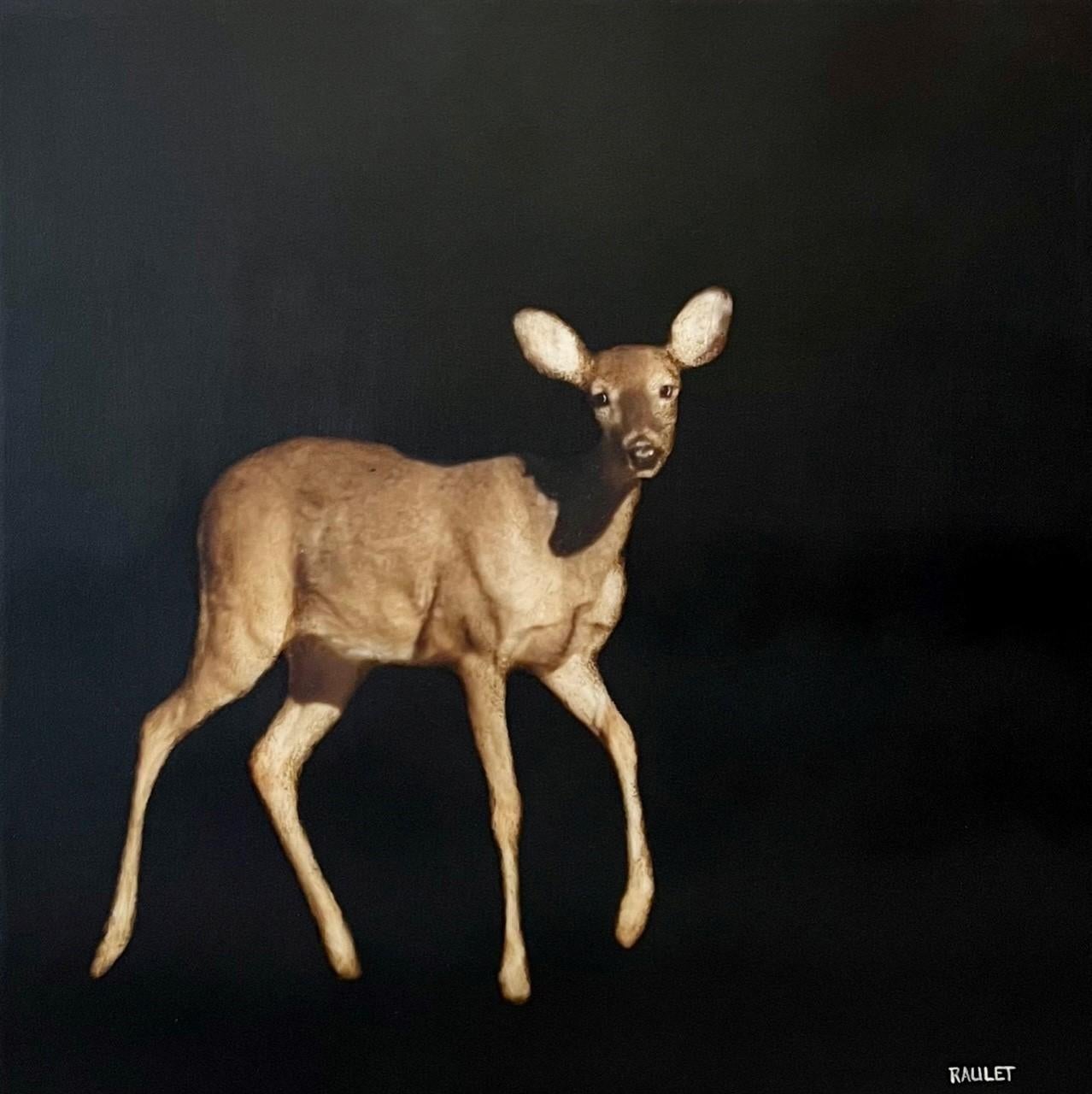 Dawne Raulet - 'Horse 12 x 12' Mixed Media on Board Contemporary Animal ...