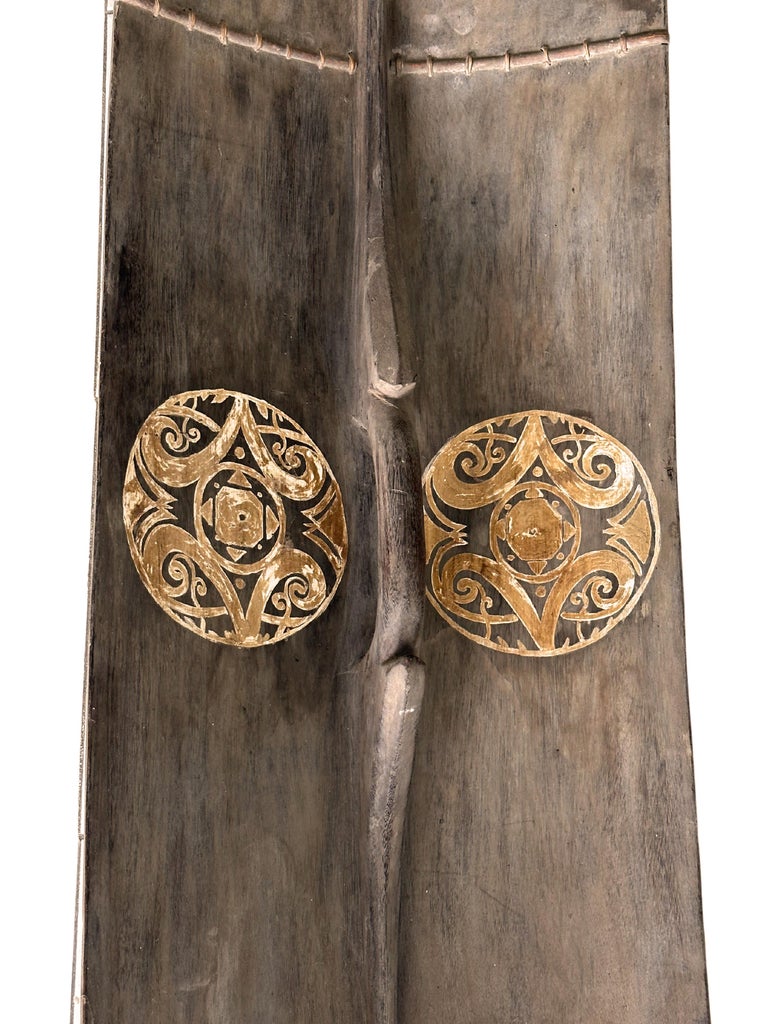 Dayak Tribe Shield from Kalimantan, Jelutong Wood, Indonesia c. 1950 ...