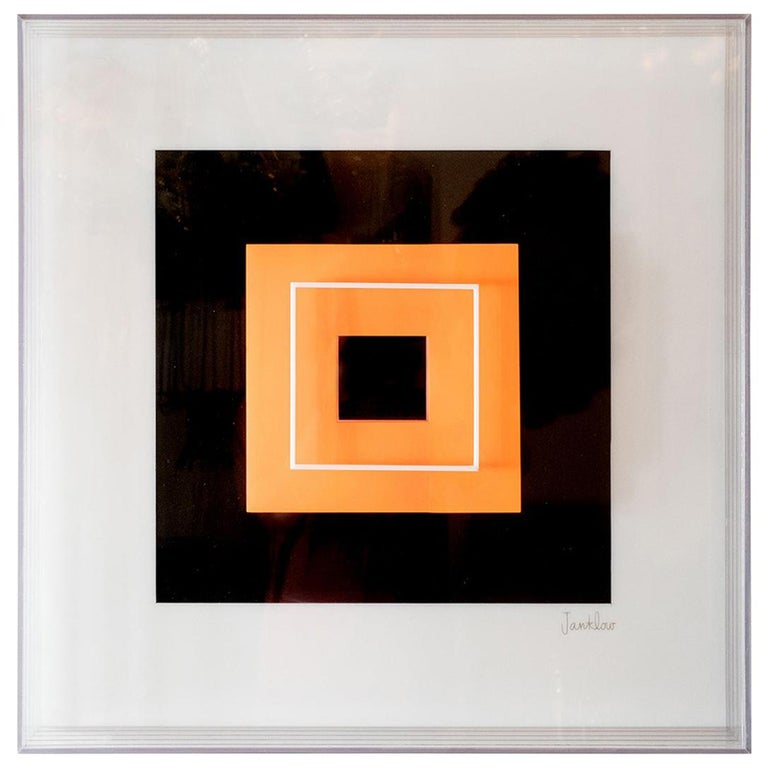 "Dayglo Square Float" Optical Art For Sale at 1stDibs