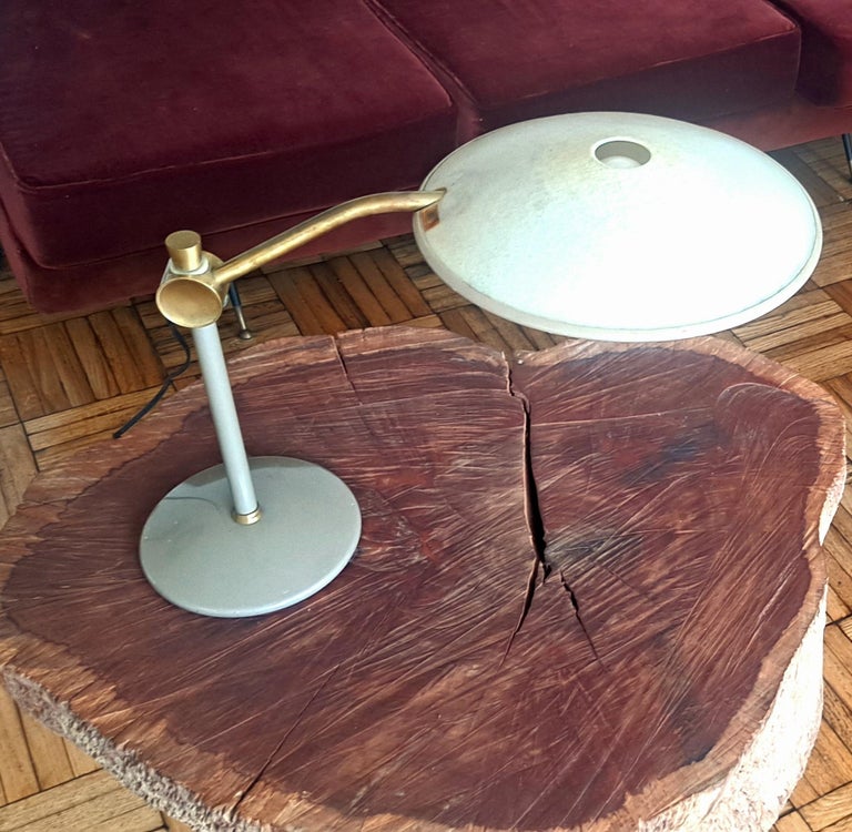 Dazor Modern Space Age Flying Saucer Desk Lamp For Sale at 1stDibs