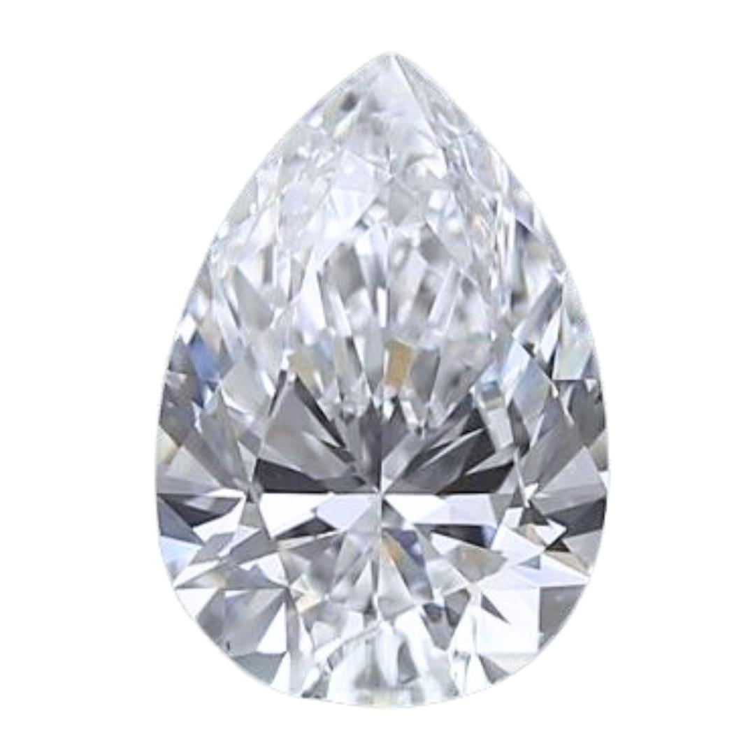 Dazzling 0.81ct Double Excellent Ideal Cut Pear-Shaped Diamond - GIA ...
