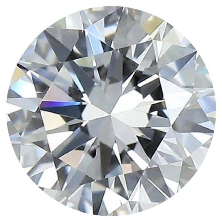 Dazzling 1 Pc Falwless Natural Diamond with 1.00 Ct Round D If IGI ...
