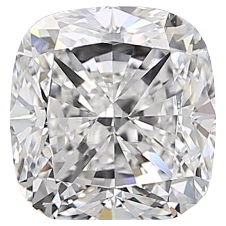 Dazzling 1 Pc Natural Diamond W/ 1.70 Carat Cushion D VVS1 IGI ...