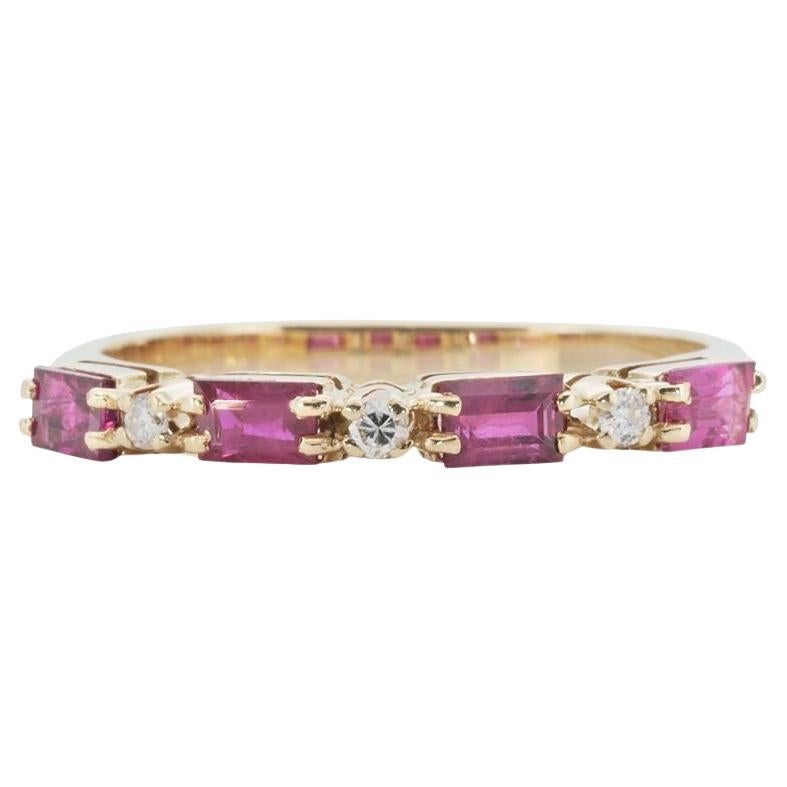Customizable Charms Company 14k Yellow Gold Geometric Ring with 0.15 Ct ...