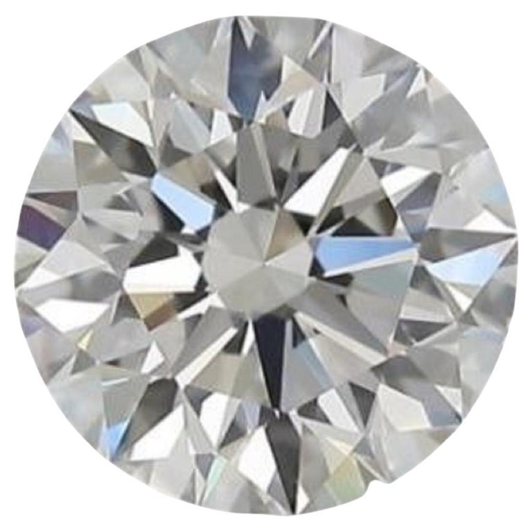 Dazzling 1pc Flawless Natural Diamond with 0.52 Ct Round D IF IGI ...