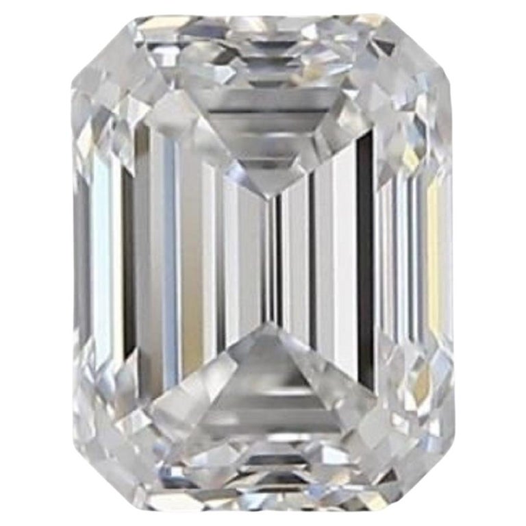 Dazzling 1pc Flawless Natural Diamond with 0.70 Ct Emerald D IF IGI ...