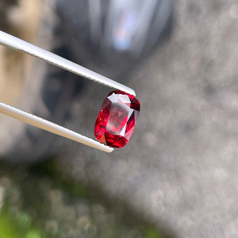 Dazzling Deep Red Natural Spinel 2.40 Carat Spinel Ring Spinel Gemstone ...