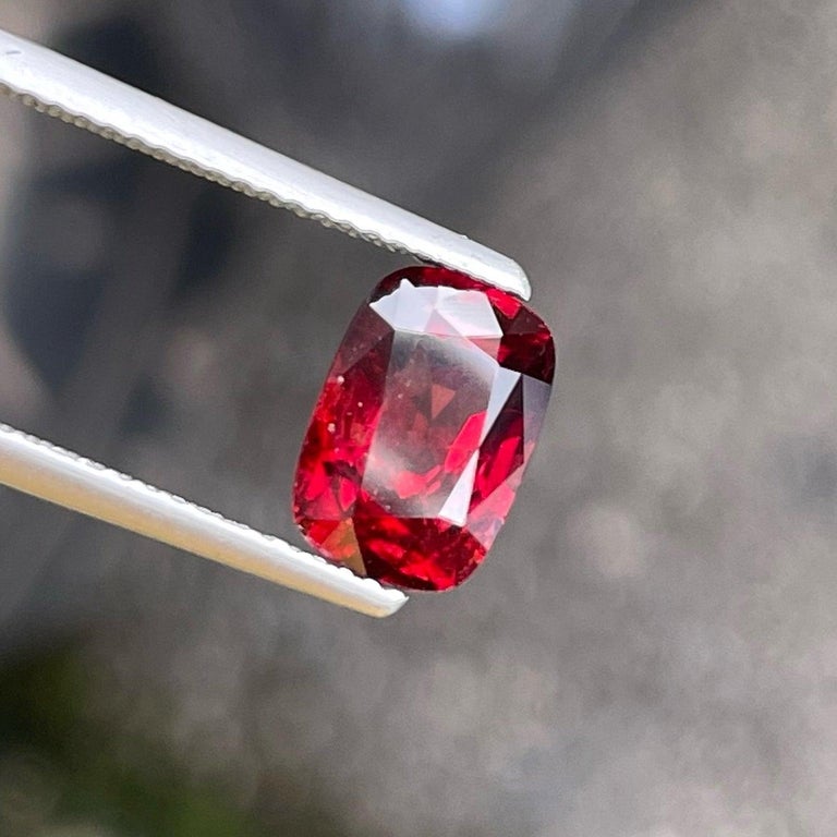 Dazzling Deep Red Natural Spinel 2.40 Carat Spinel Ring Spinel Gemstone ...