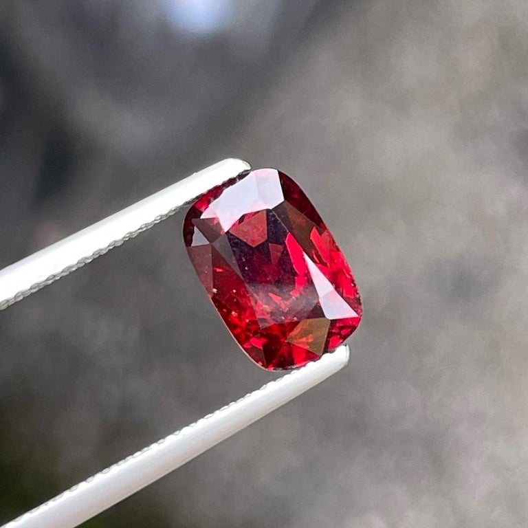 Dazzling Deep Red Natural Spinel 2.40 Carat Spinel Ring Spinel Gemstone ...