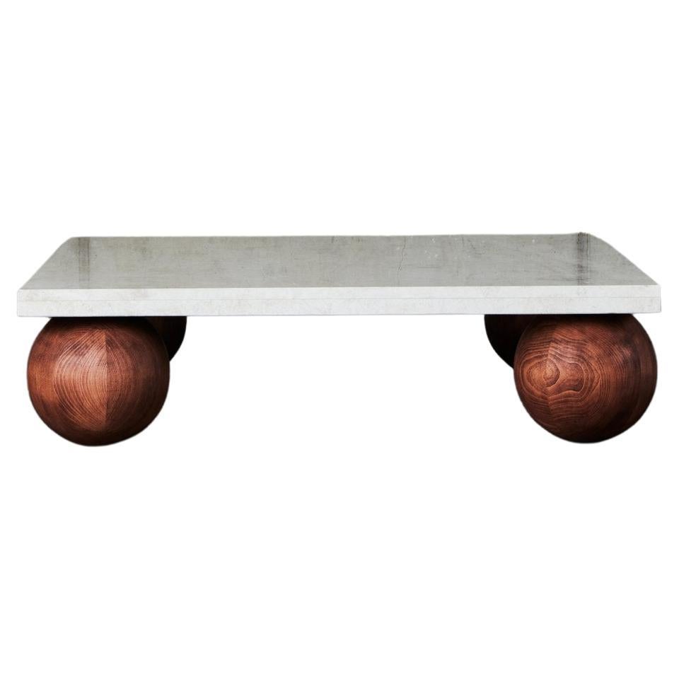 Square "Sphere" Granite Stone Coffee Table For Sale at 1stDibs