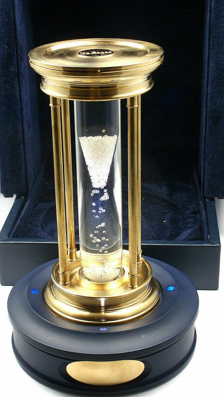 De Beers Limited Edition Millennium 2000 Diamond Brass Hourglass Timer ...