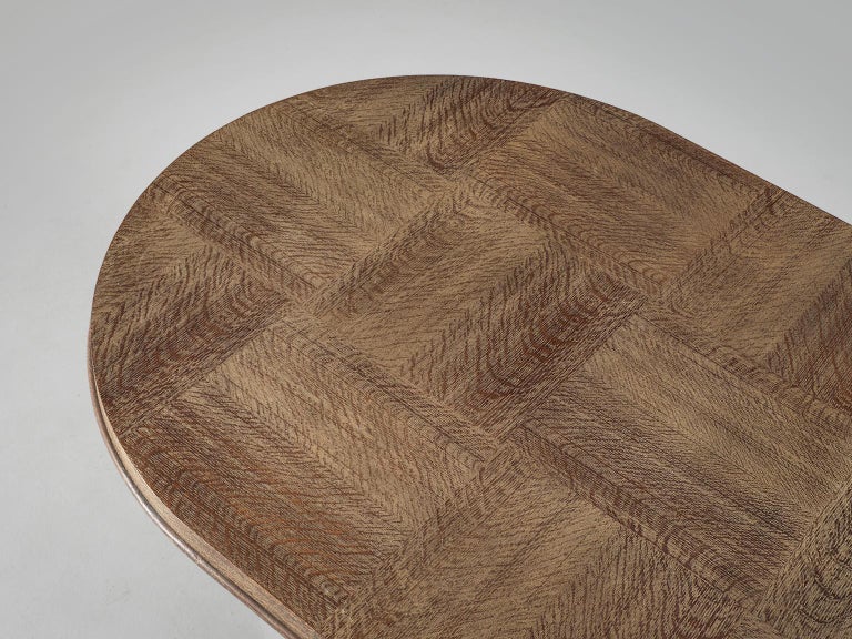 De Coene Dining Table in Cerused Oak For Sale at 1stDibs