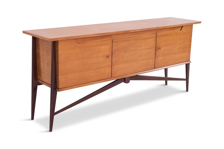 De Coene Mid-Century Modern Vintage 1950s Two Tone Sideboard at 1stDibs