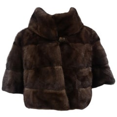Mink fur Jacket with python print details For Sale at 1stDibs
