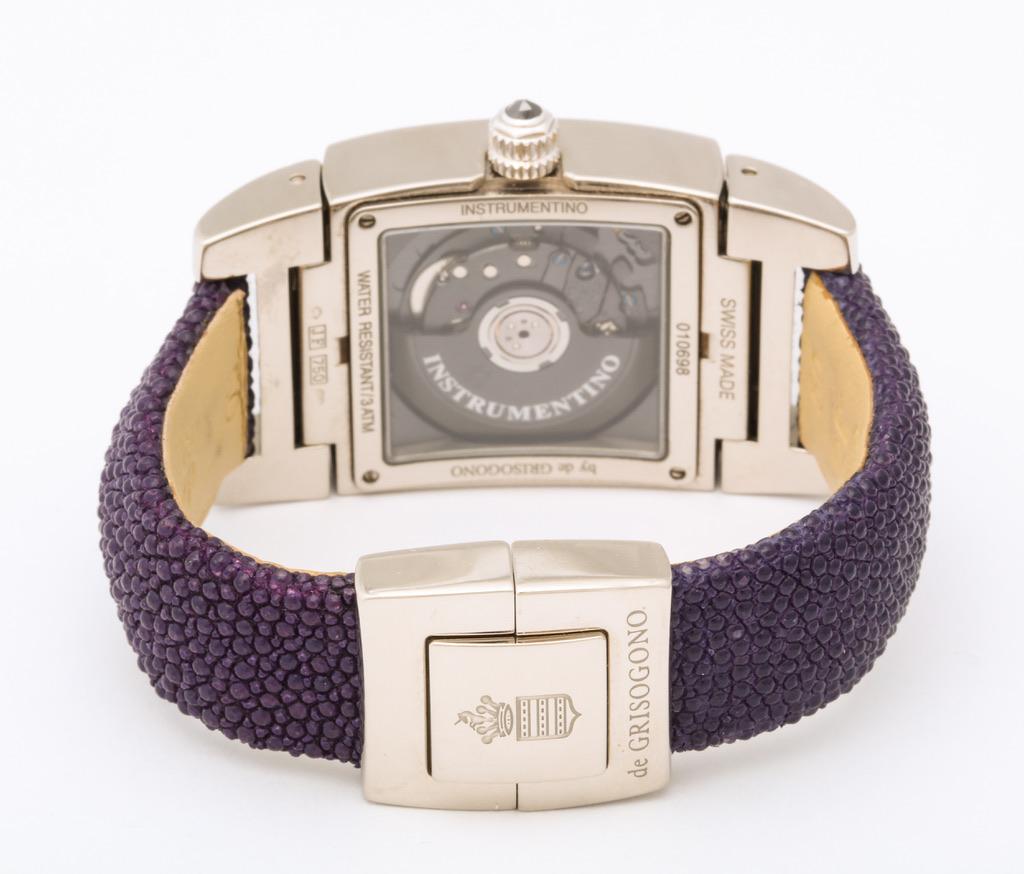 De Grisogono Ladies White Gold Diamond Instrumentino Watch at 1stDibs ...