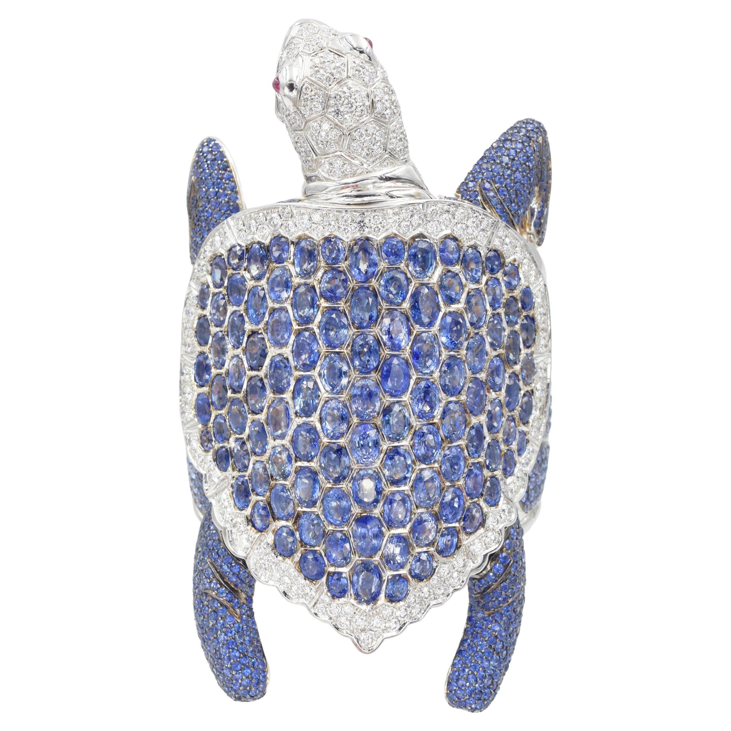 De Grisogono Sapphire and Diamond "Turtle" bracelet. For Sale at ...