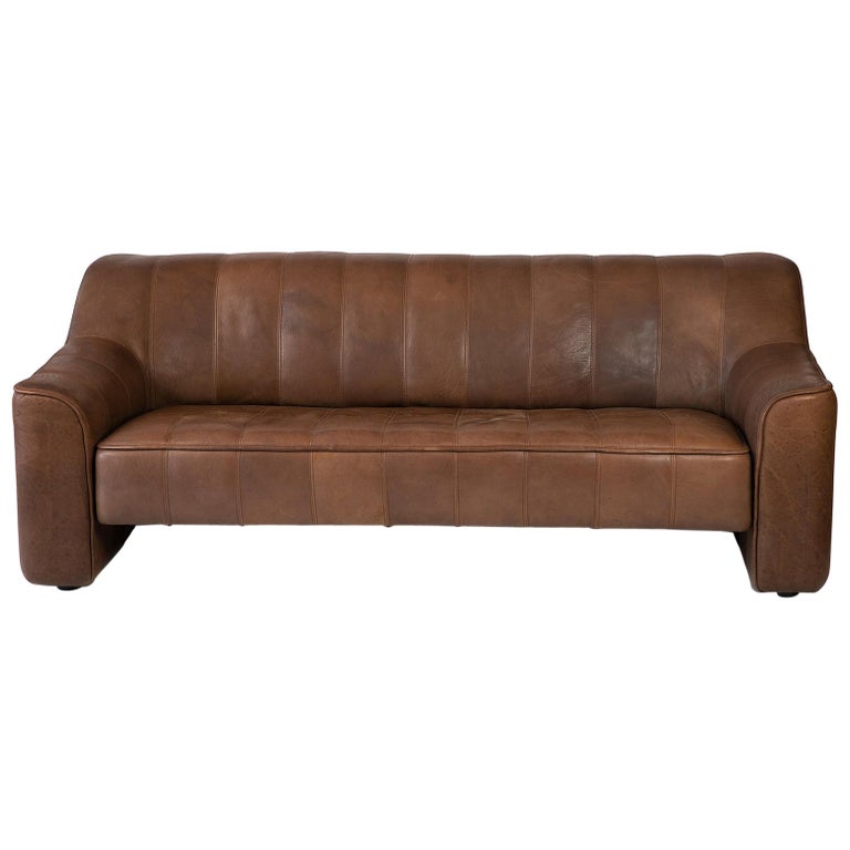 De Sede Buffalo Leather Sofa at 1stDibs