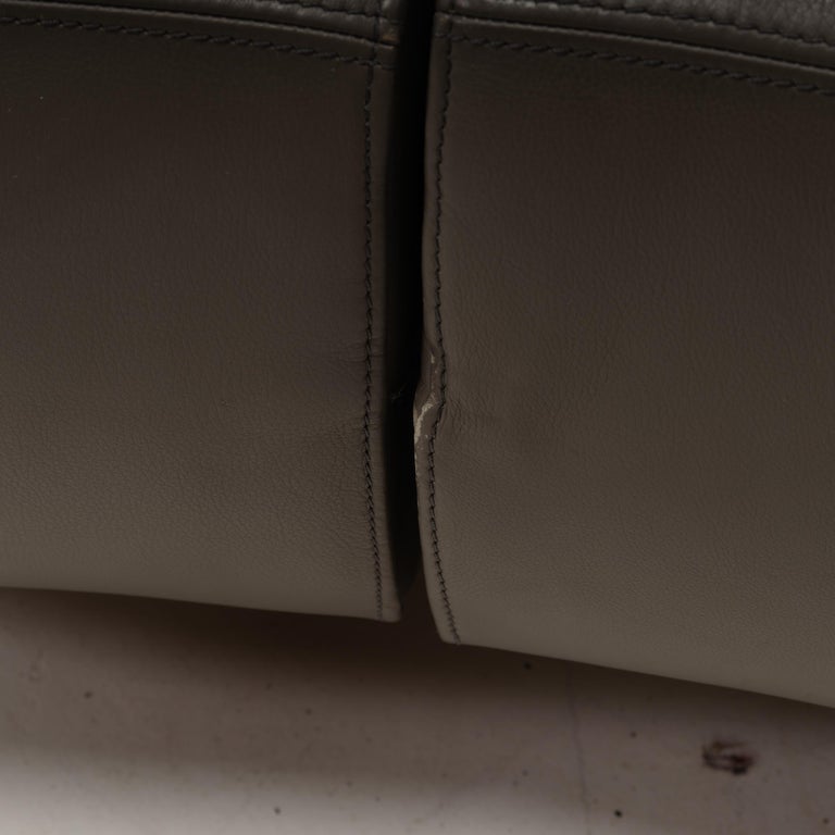 De Sede by Hugo de Ruiter Grey Leather DS-164/29 Sofa at 1stDibs