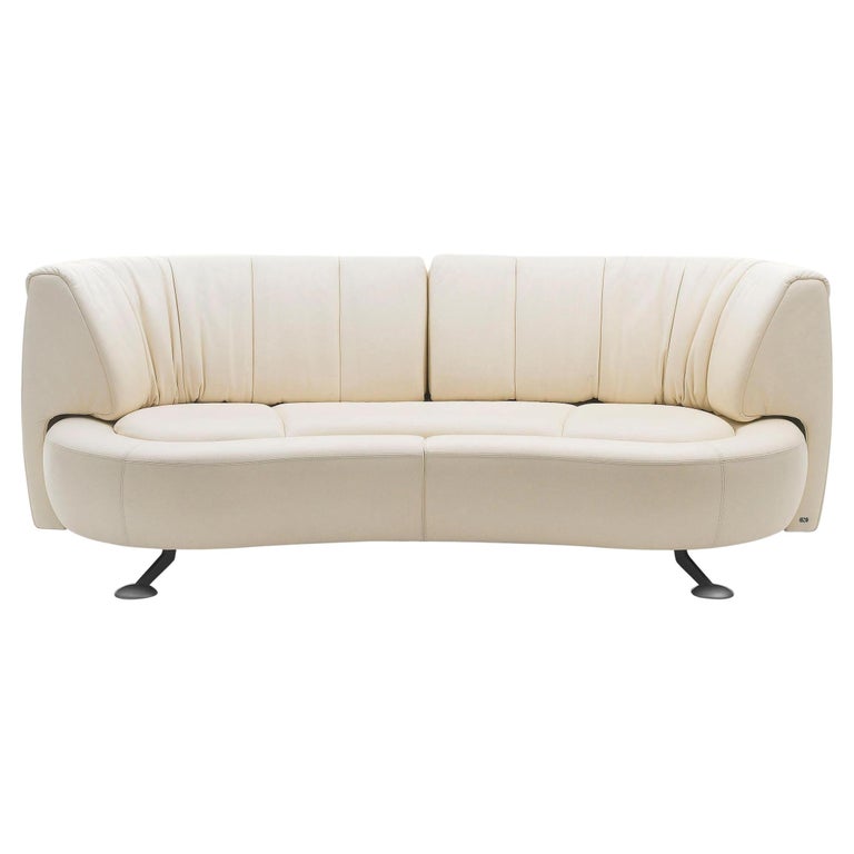 De Sede DS-164 Three-Seat Sofa in Off-White Upholstery by Hugo de ...